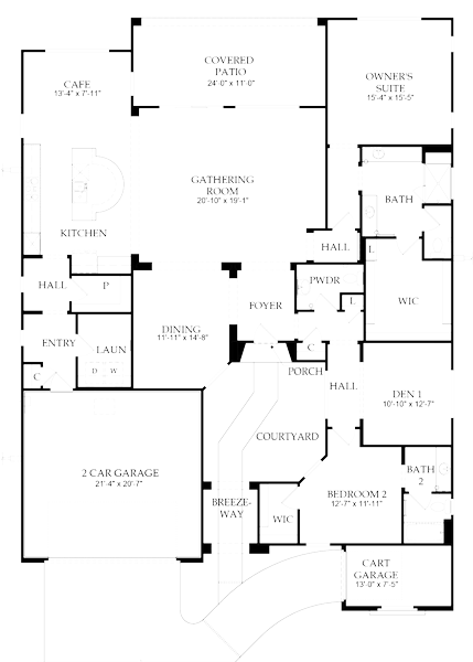 Del Webb Floor Plan - Journey Model